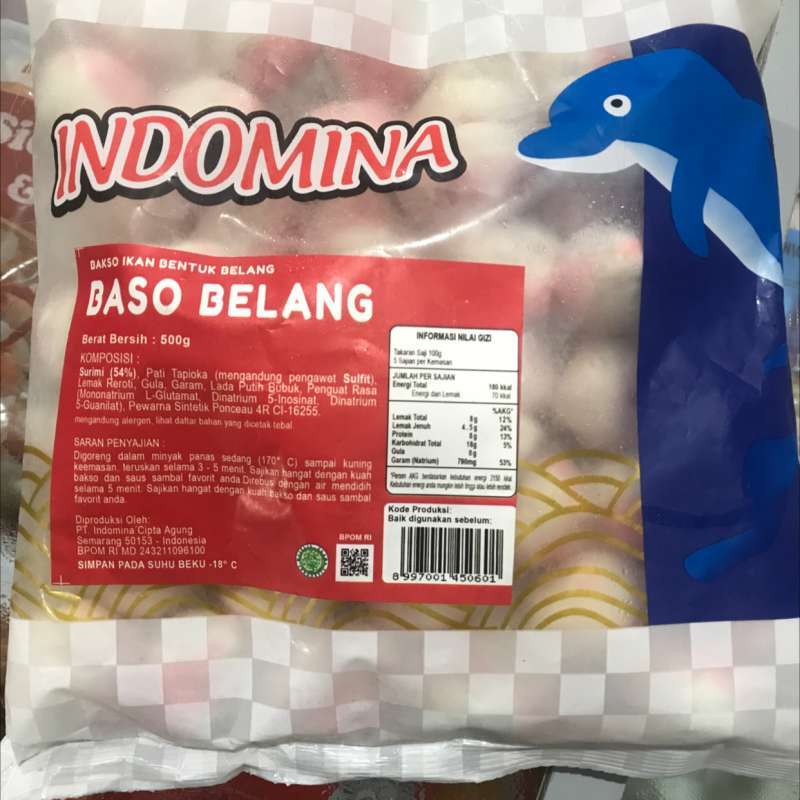 Jual Indomina Baso Belang 500gr Halal Di Seller Sts Frozen Food ...