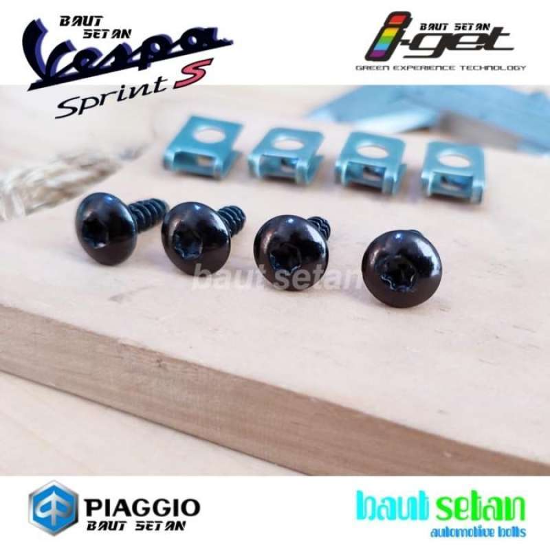 Jual Baut Set Cover Tutup Aki Vespa Matic Sprint-s 150 Di Seller Devil ...