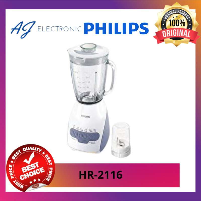 Jual Blender Philips Hr-2116 / Hr2116 / Hr 2116 , Gelas Kaca 2 Liter Di ...