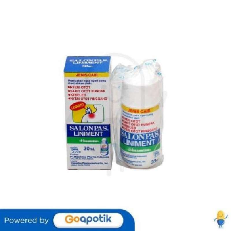 Jual SALONPAS LINIMENT 30 ML di Seller Cv. Apotek Merapi Mandiri - Kota ...