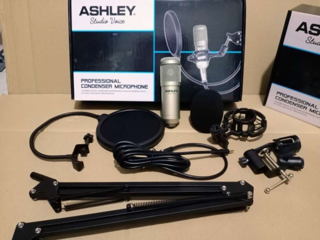 Promo Nobrand 1 Paket Mikrofon Ashley Studio Voice Professional ...