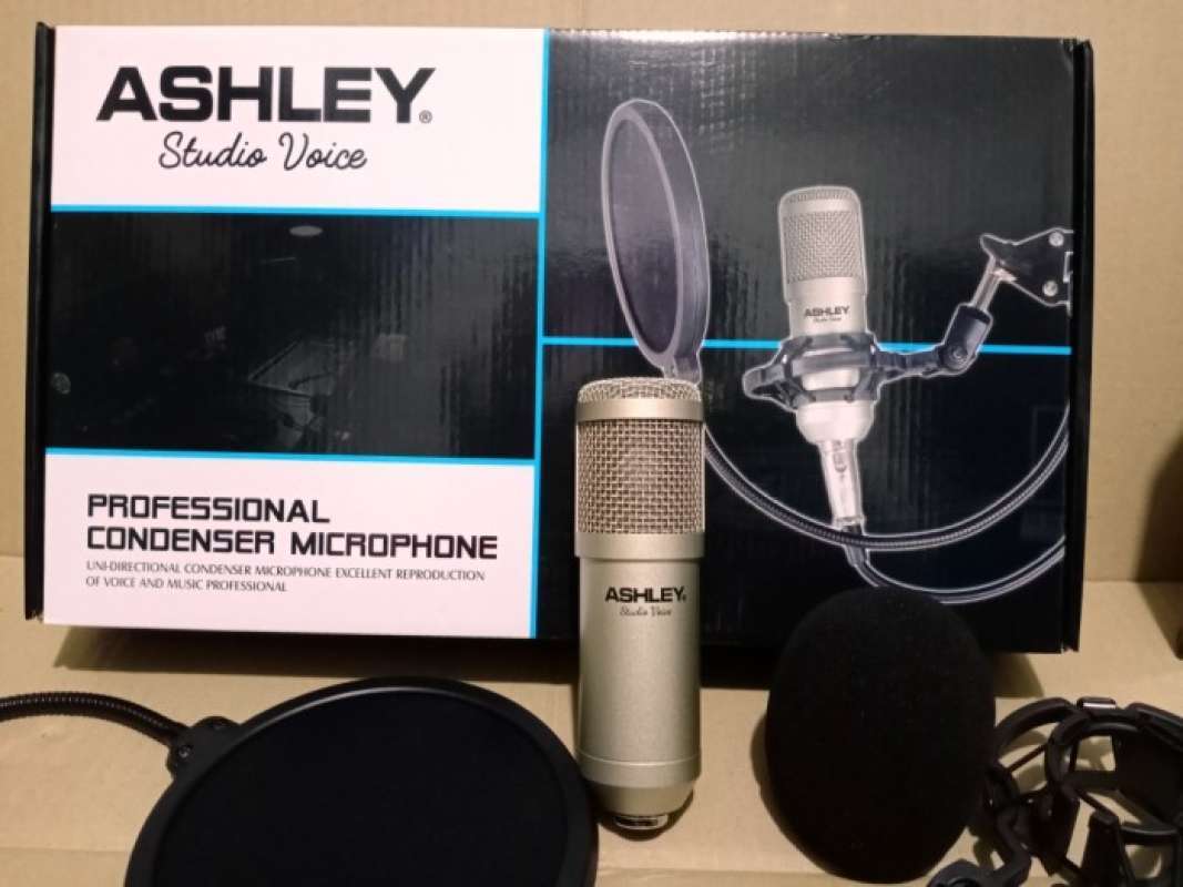 Promo Nobrand 1 Paket Mikrofon Ashley Studio Voice Professional ...