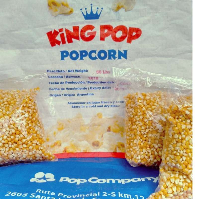 Promo Biji Jagung Popcorn King Pop 1 kg Diskon 32% di Seller ...