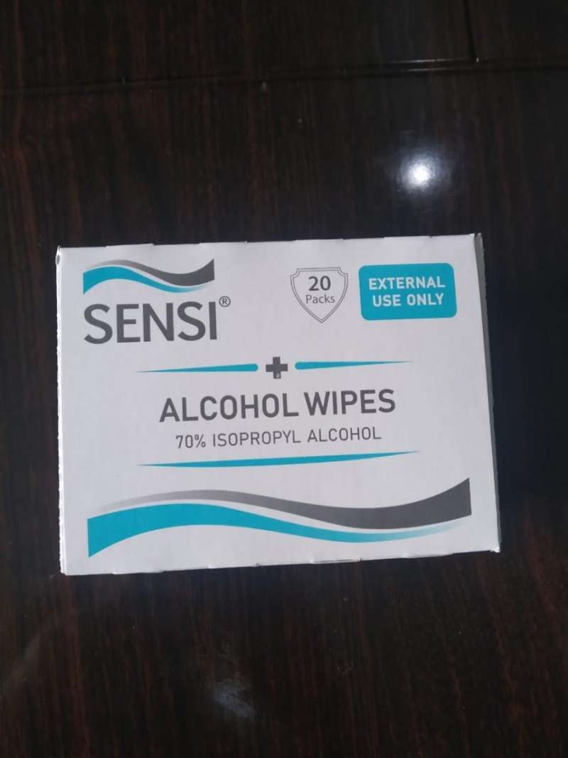 Jual Sensi Alcohol Wipes Per Box 20 Pack Alkohol Swab Di Seller Ansari ...