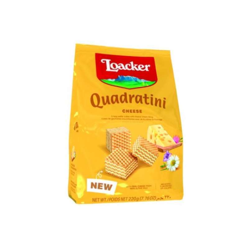 Jual LOACKER QUADRATINI CHEESE WAFER 220GR di Seller Farmers Family ...