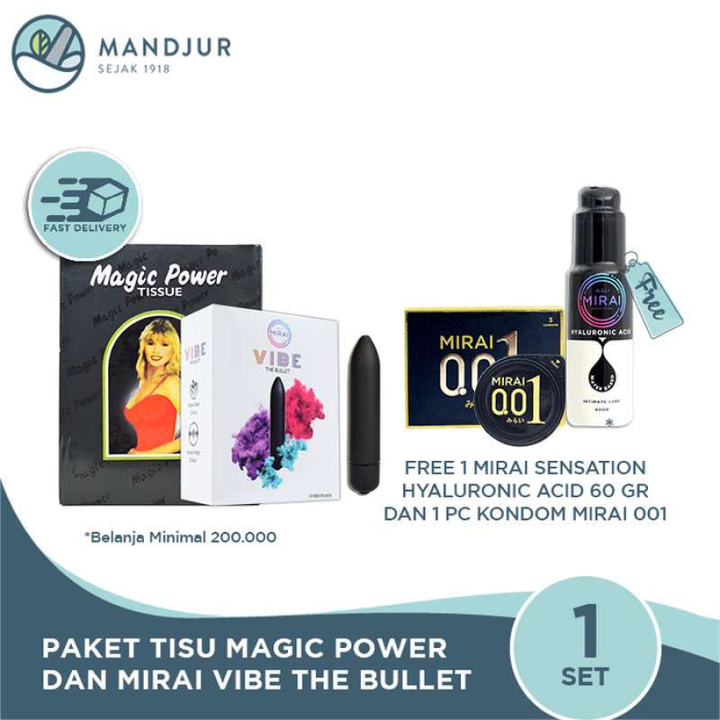 Promo Paket Tissue Magic Power Man Dan Vibe The Bullet Diskon 17% di ...