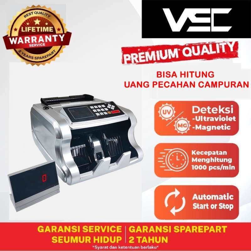 Promo MONEY COUNTER MESIN PENGHITUNG UANG VSC MC-88VM PECAHAN UANG ...