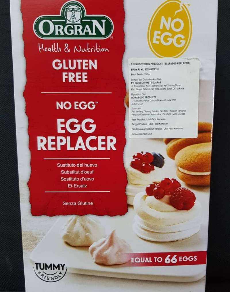 Jual Orgran No Egg / Natural Egg Replacer 200g di Seller Toko Belle ...