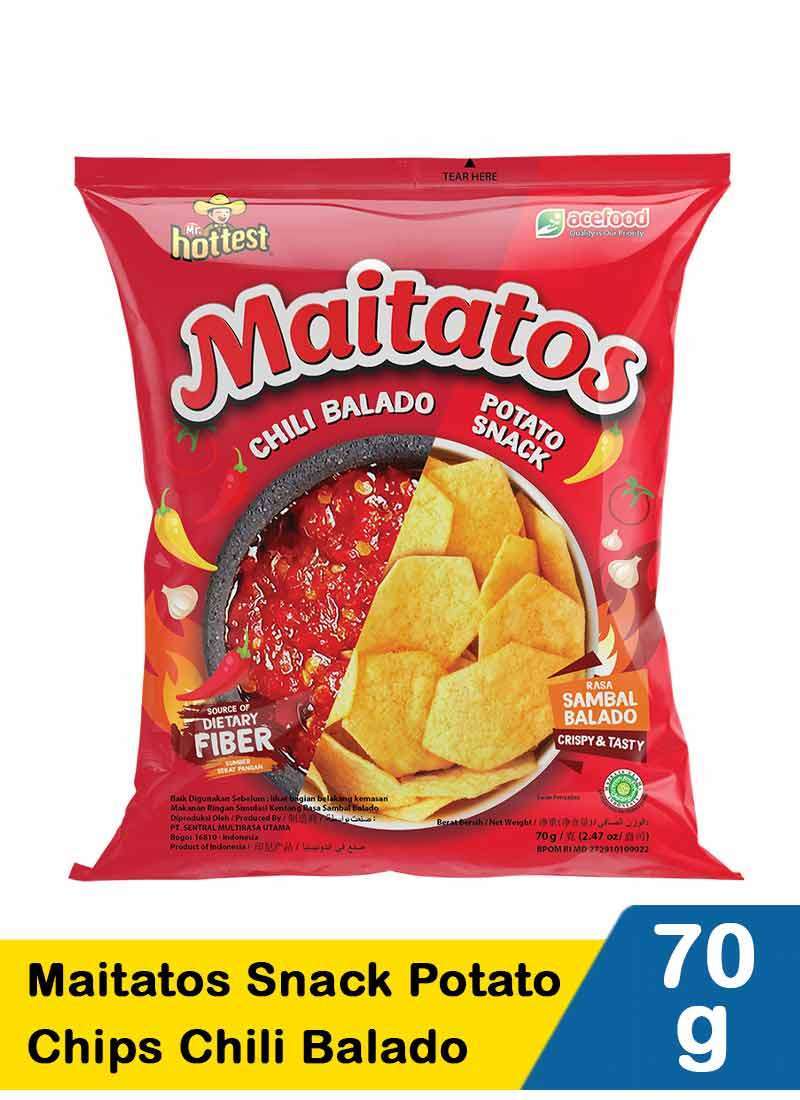 Jual Mr. Hottest Maitatos Snack Potato Chip 70 Gram Di Seller Toko Rana ...
