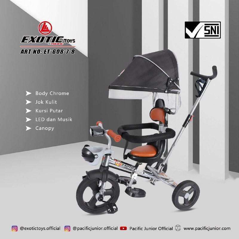 Jual Sepeda Roda Tiga Exotic Et608-7-8 Kursi Putar - Stanley Di Seller ...