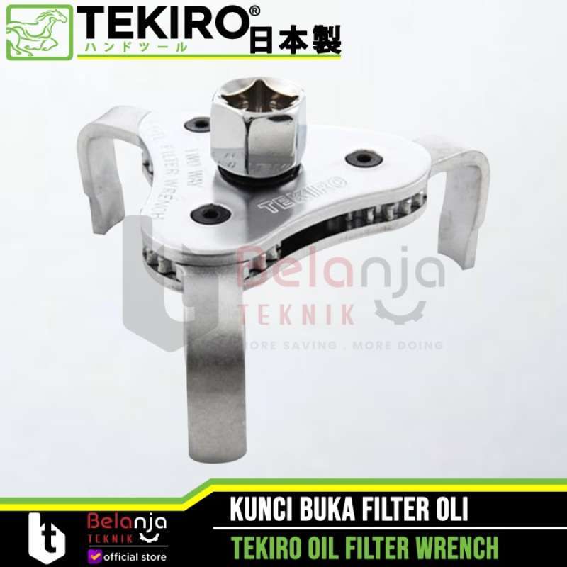 Jual TEKIRO KUNCI BUKA FILTER OLI UNIVERSAL 2 WAY OIL FILTER WRENCH ...