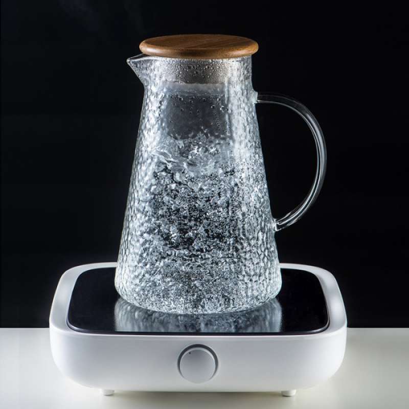 Promo Teko Pitcher Air Minum Teh Chinese Teapot Kaca Tahan Panas Api ...