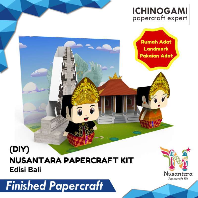 Jual Papercraft (DIY) Nusantara Papercraft Kit - Set of 4 Models Edisi ...