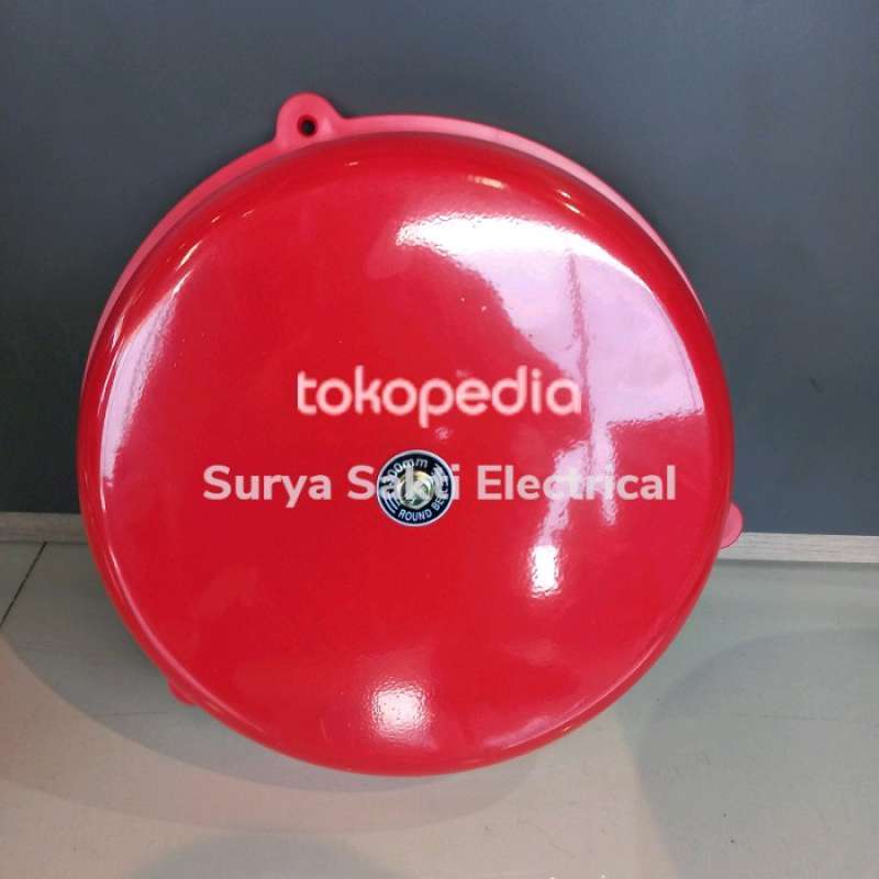Promo Round Bell 220V 300Mm Alarm Bel Sekolah Listrik Bulat Kring ...