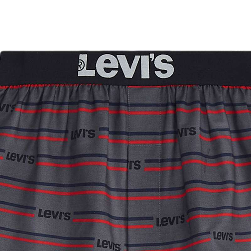 Jual Levi's® Logo Stripe Knit Underwear Boxers (87620-0059) Di Seller ...