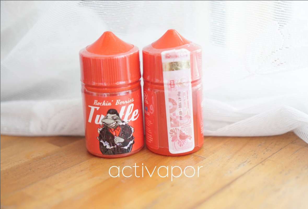Jual Turtle Rockin Berries 3mg 6mg 60ml Strawberry Milk Liquid Vape ...