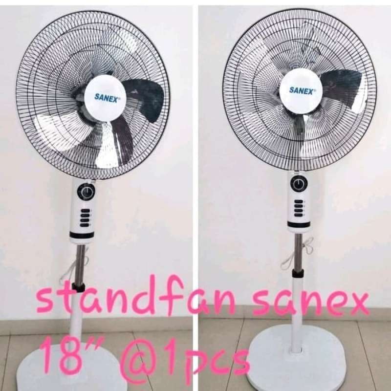 Promo Standfan Sanex Fs-1899 Kipas Angin Berdiri Stand Fan Besi 18 ...