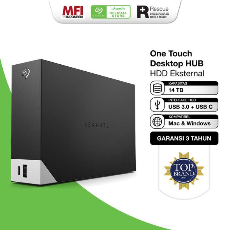 Jual Seagate One Touch Desktop Hub HDD / Hardisk Eksternal 14TB USB3.0 ...