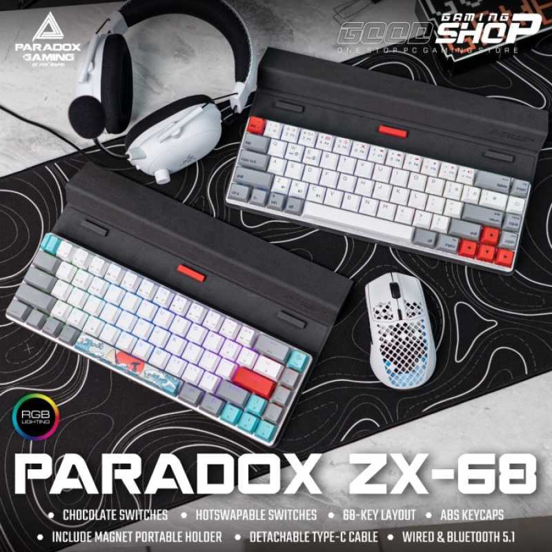 Jual Paradox Gaming ZX68 - 68 Layout Gaming Keyboard di Seller Cullen ...