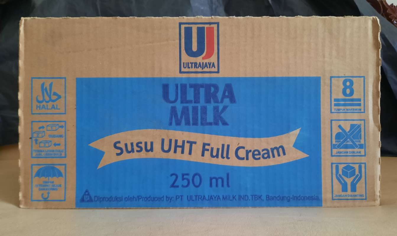 Promo Susu Ultra 250 Ml Full Cream [1 Dus] Diskon 7% Di Seller Karona ...