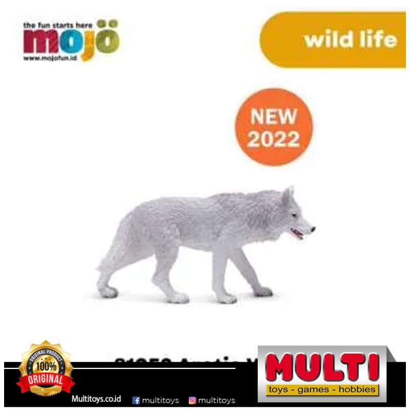 Jual MOJO ARCTIC WOLF NEW 2022 81052 di Seller Multi Toys Official ...