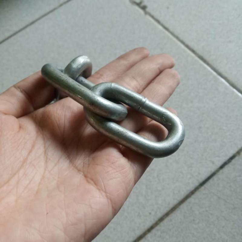 Jual Rantai Besi Pagar Tebal Besar 8mm 8 Mm Panjang 50cm / 0.5m Di ...