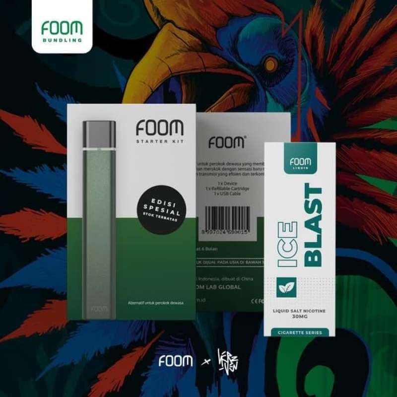 Jual FOOM Special Edition Midnight Green x Visual Art by @herzven di ...