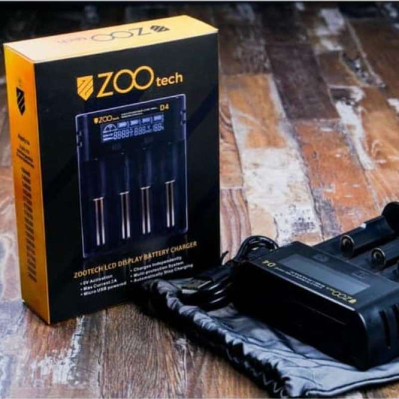 Jual Zootech D4 Lcd Display Charger 100% Authentic By Kdest X Jvs X Vapezoo Di Seller ...