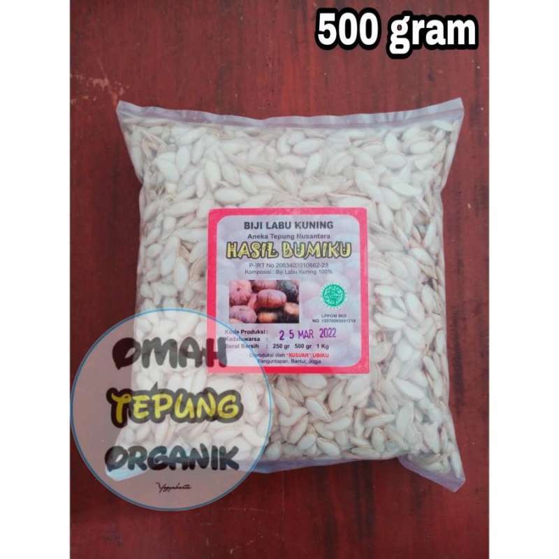 Jual Biji Labu Kuning Kemasan 500 Gram/Benih Labu Kuning Kemasan 500 ...