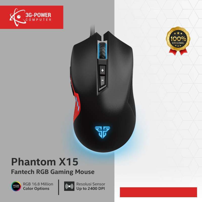 Promo Fantech X15 PHANTOM Mouse Gaming Diskon 44% di Seller 3G-POWER ...