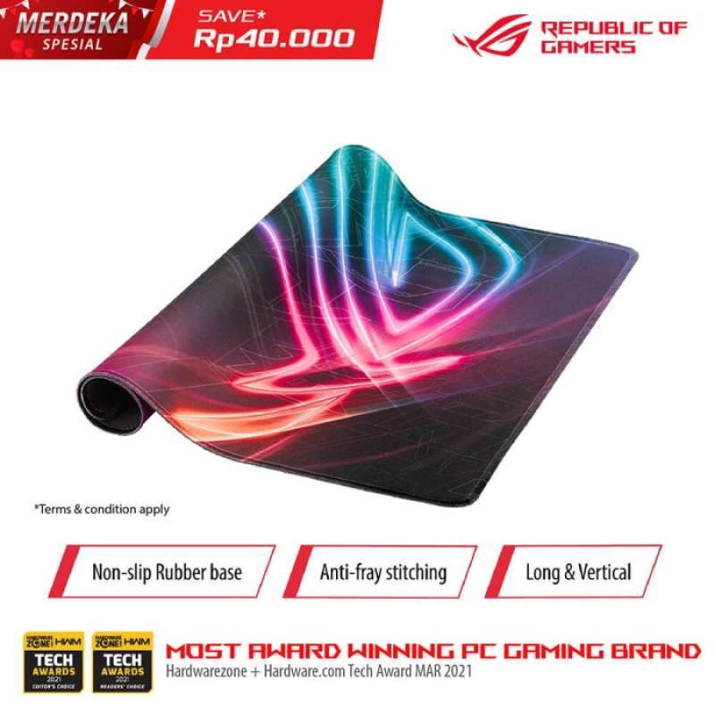 Jual ASUS ROG Gaming Mousepad Strix Edge di Seller Cullen darrel ...