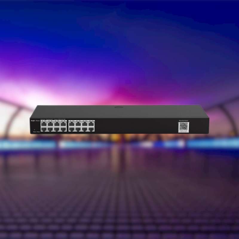 Jual RG-ES216GC RUIJIE 16 PORT GIGABIT CLOUD MANAGED NON POE SWITCH di ...