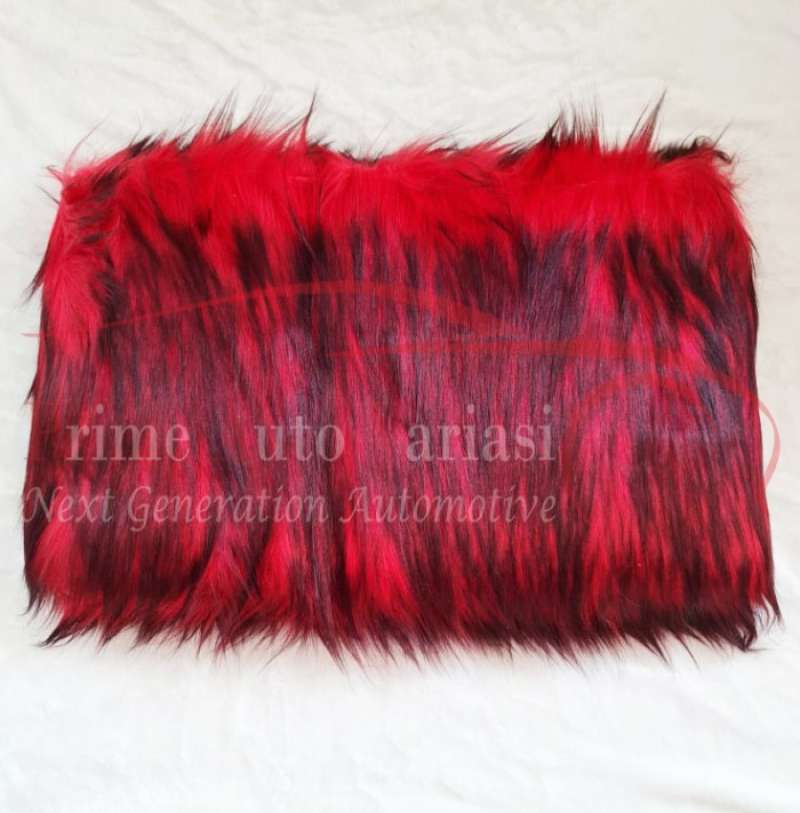 Jual BULU DASHBOARD MOBIL/COVER DASHBOARD MOBIL - MERAH HITAM di Seller ...