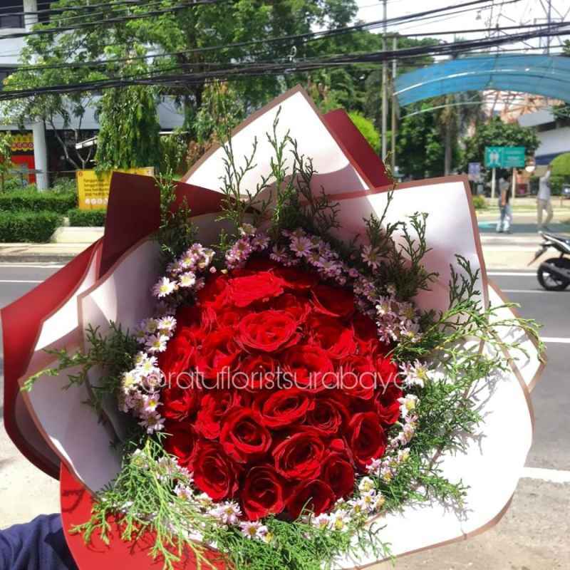 Jual buket bunga mawar | bunga segar | hadiah wisuda | buket wisuda di ...