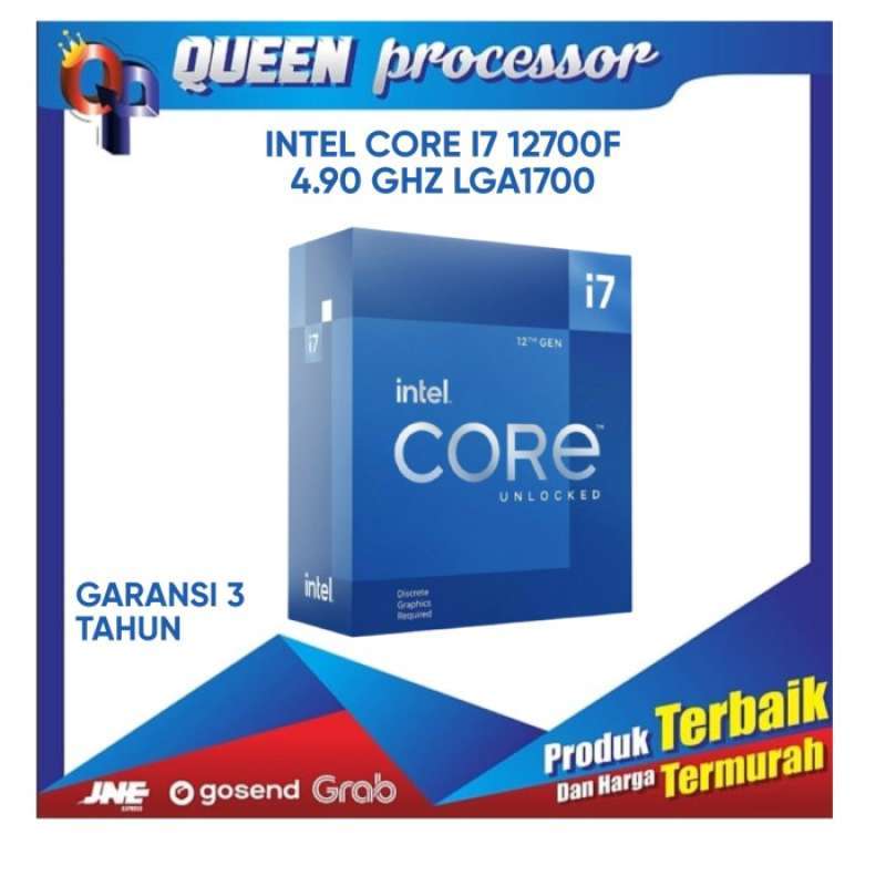 Jual PROCESSOR INTEL CORE I7 12700F BOX 4.90 GHz BOX SOCKET 1700 3 TAHUN di Seller Cullen darrel ...