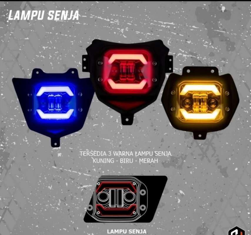 Jual Lampu Depan Led Daymaker High Low Angel Batok Wr155 Wr 155 Klx Crf ...