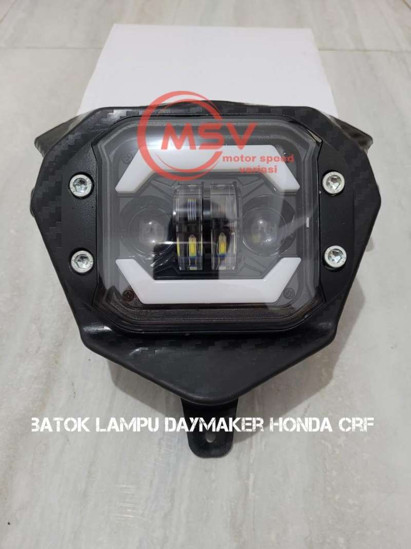 Jual LAMPU DEPAN LED DAYMAKER HIGH LOW ANGEL BATOK WR155 WR 155 KLX CRF ...