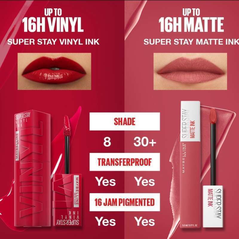 Jual Maybelline Superstay Vinyl Ink - Liquid Lipstik Lipstick Lip Tint ...