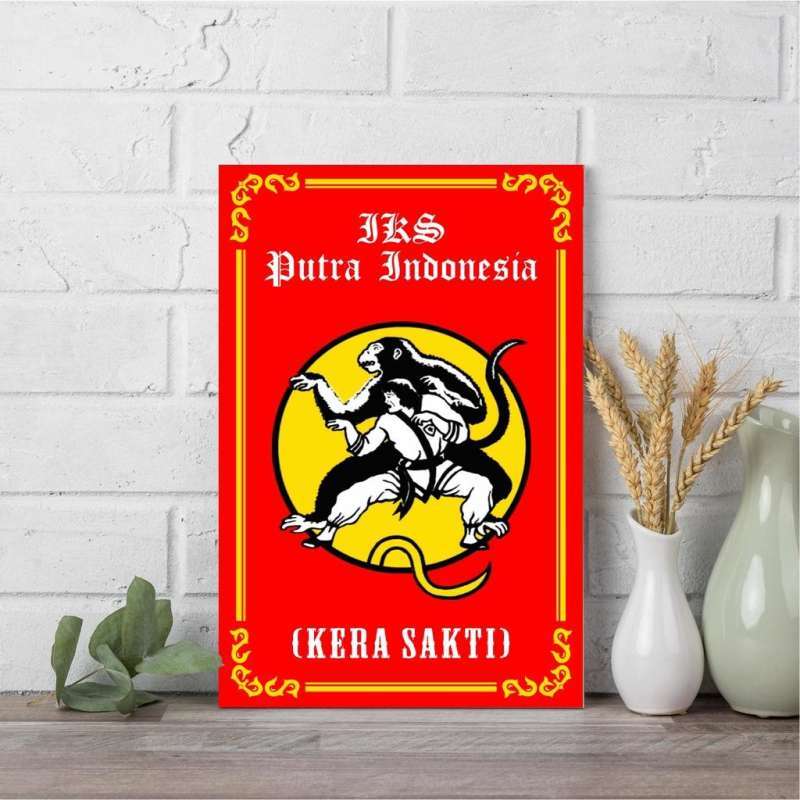 Jual MDF Hiasan Dinding IKSPI Kera sakti lambang logo bet Kayu MDF 6mm Panjangan kamar rumah di ...