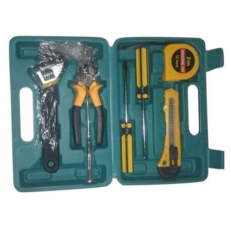 Jual Tool box Set 8 In 1 HJ C008 Kotak Perlengkapan Peralatan di Seller ...