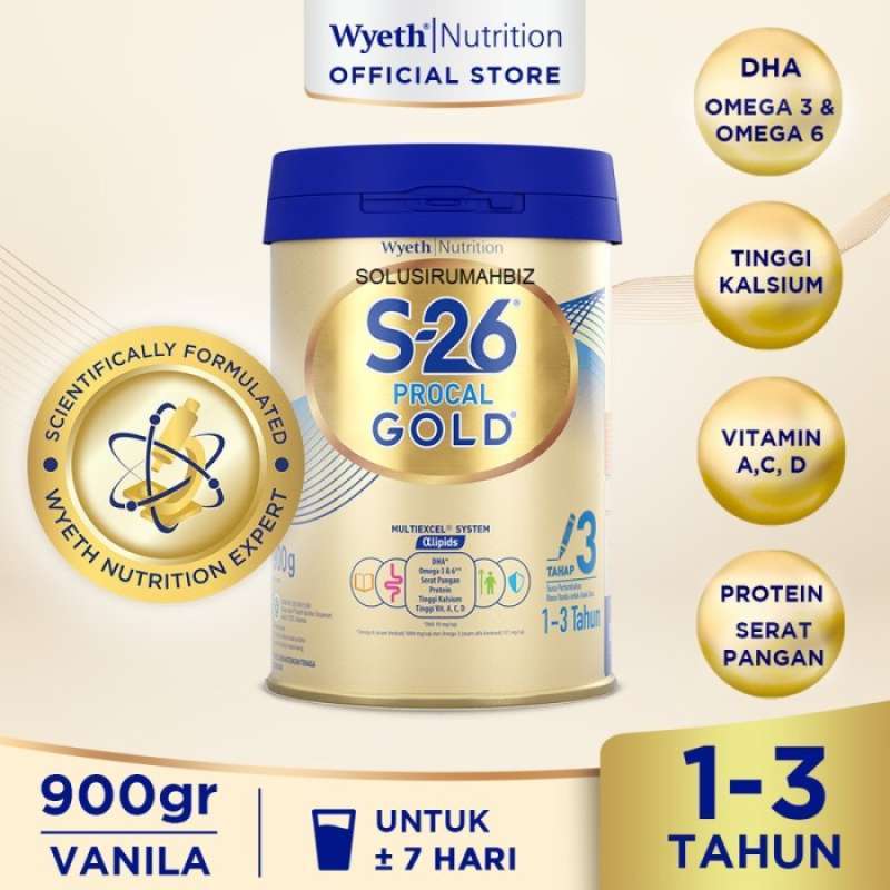 Jual SUSU BUBUK S-26 PROCAL GOLD 900 GRAM S26 900G 900 G di Seller solusirumah biz - Tulungrejo ...