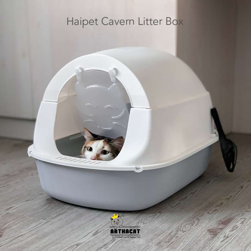 Jual Haipet Cavern Litterbox - Tempat Bak Toilet Pasir Kucing Tertutup ...