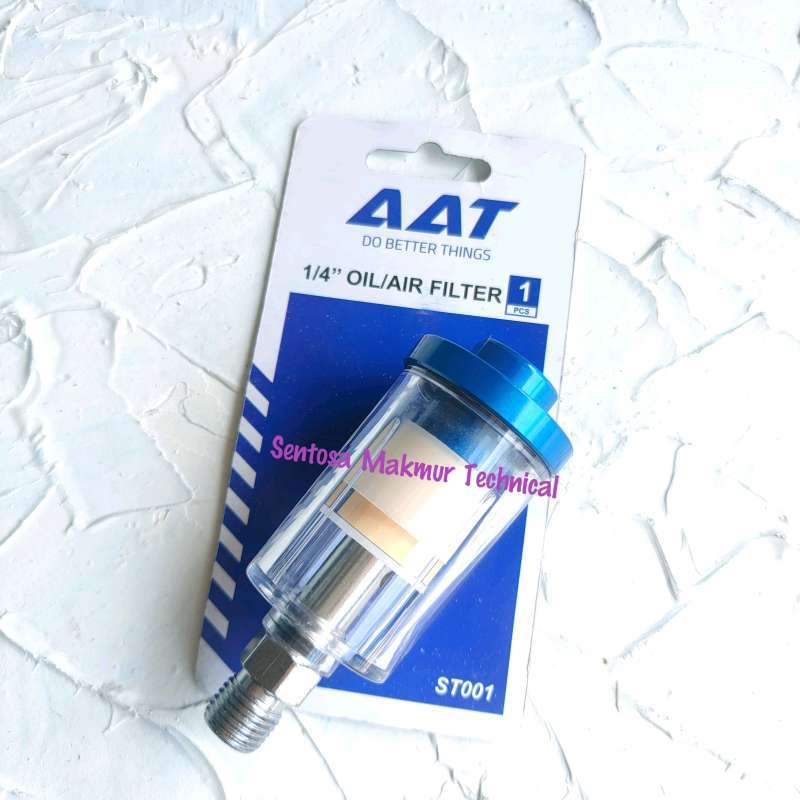 Jual AAT 1/4 Air Filter Mini Saringan Udara Kompresor Angin Oil ...