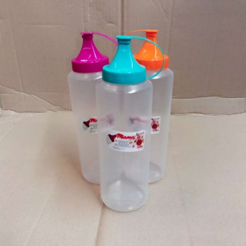 Jual BOTOL KECAP 1 LITER/BOTOL SAOS /TEMPAT SAOS /KECAP GEDE di Seller ...