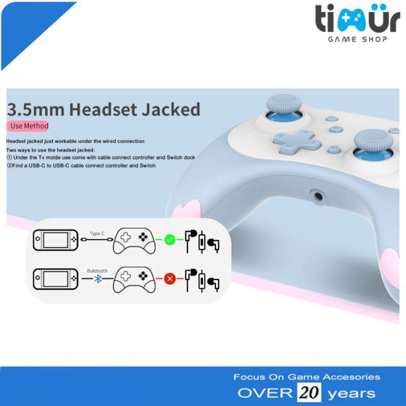 Jual Iine Stick Stik Pro Controller Wireless Cartoon Nintendo Switch ...