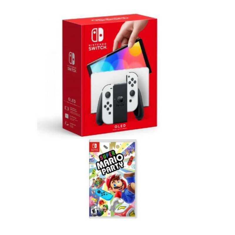 Jual Nintendo Switch Oled White Super Mario Party Switch Oled White