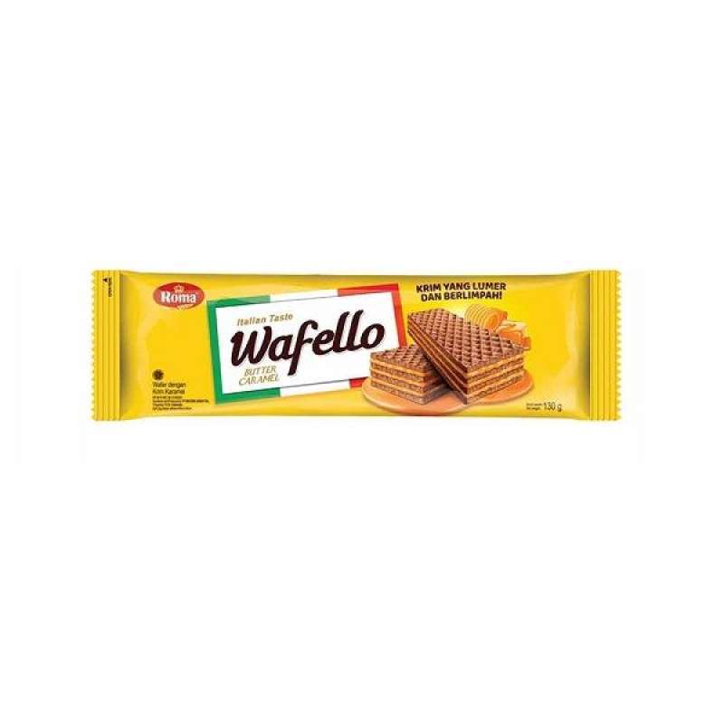Jual WAFELLO WAFER ITALIA CARAMEL 130 gr di Seller Foodmart Palembang ...
