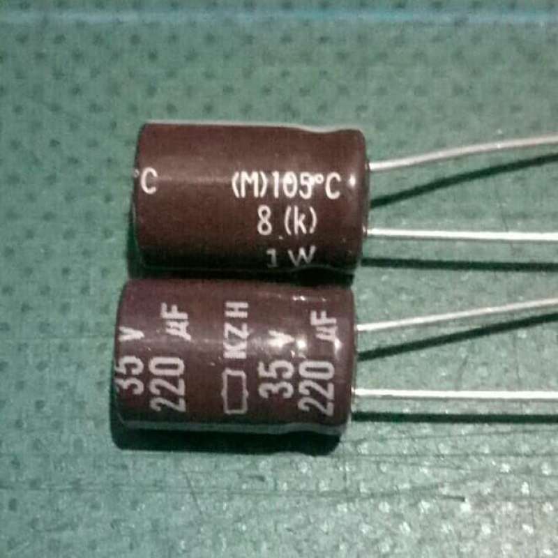 Jual Kapasitor / Elco 220uf 220 Uf 35v Elco 220uf 35v Di Seller ...