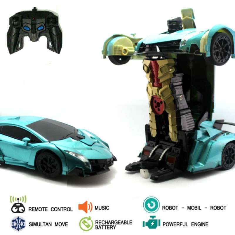Promo Mainan Remote Control RC Transformer Autobots Metalic Diskon 11% ...