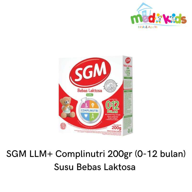 Jual Sgm Llm + Complinutri 0-12 200g Box Susu Bebas Laktosa Llm+ ...